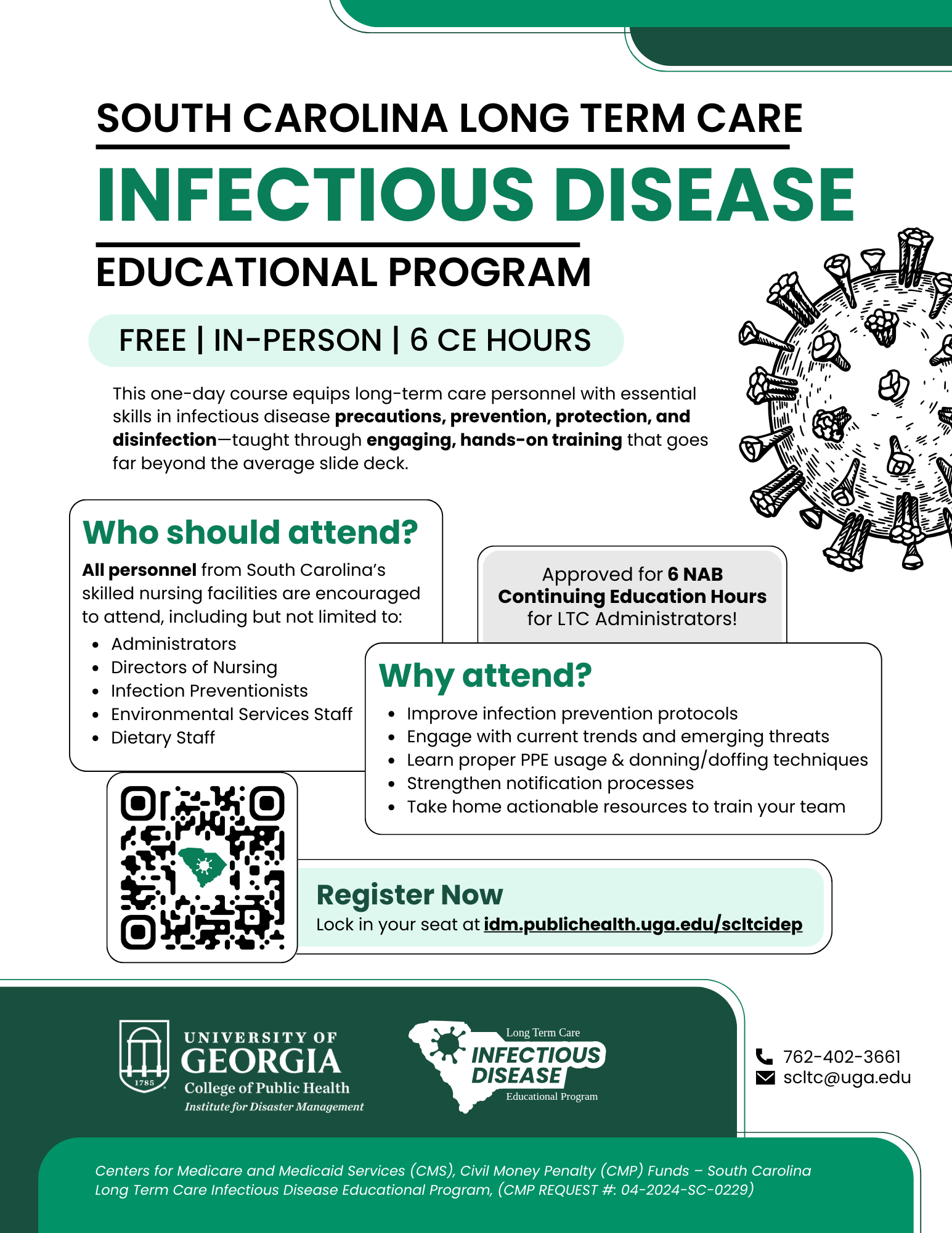 South Carolina Long Term Care Infectious Disease Educational Program ...